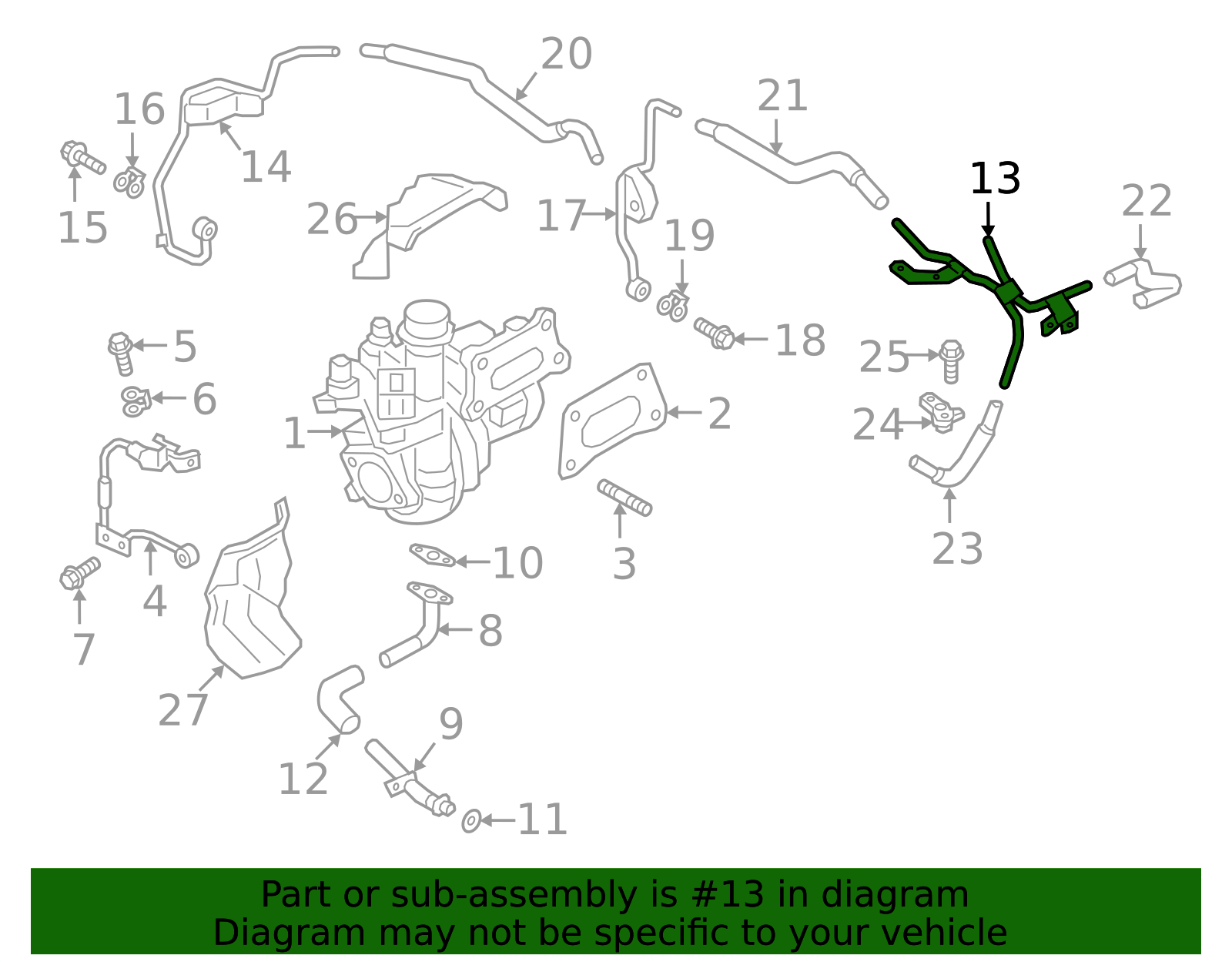 2019-2020 Infiniti QX50 Water Inlet Tube 14499-5NA1B | Faulkner Infiniti of Willow Grove