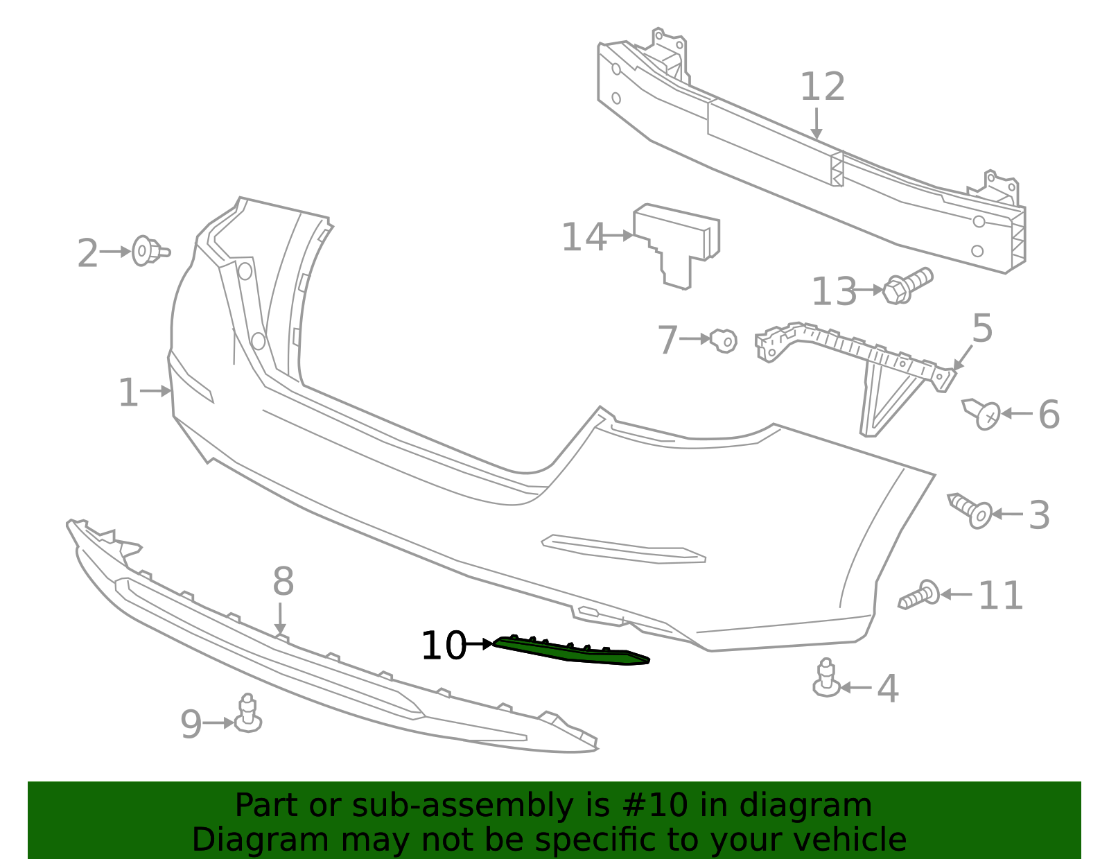 2019-2022 Honda Insight Reflector Panel 33555-TXM-A01 | Honda ...