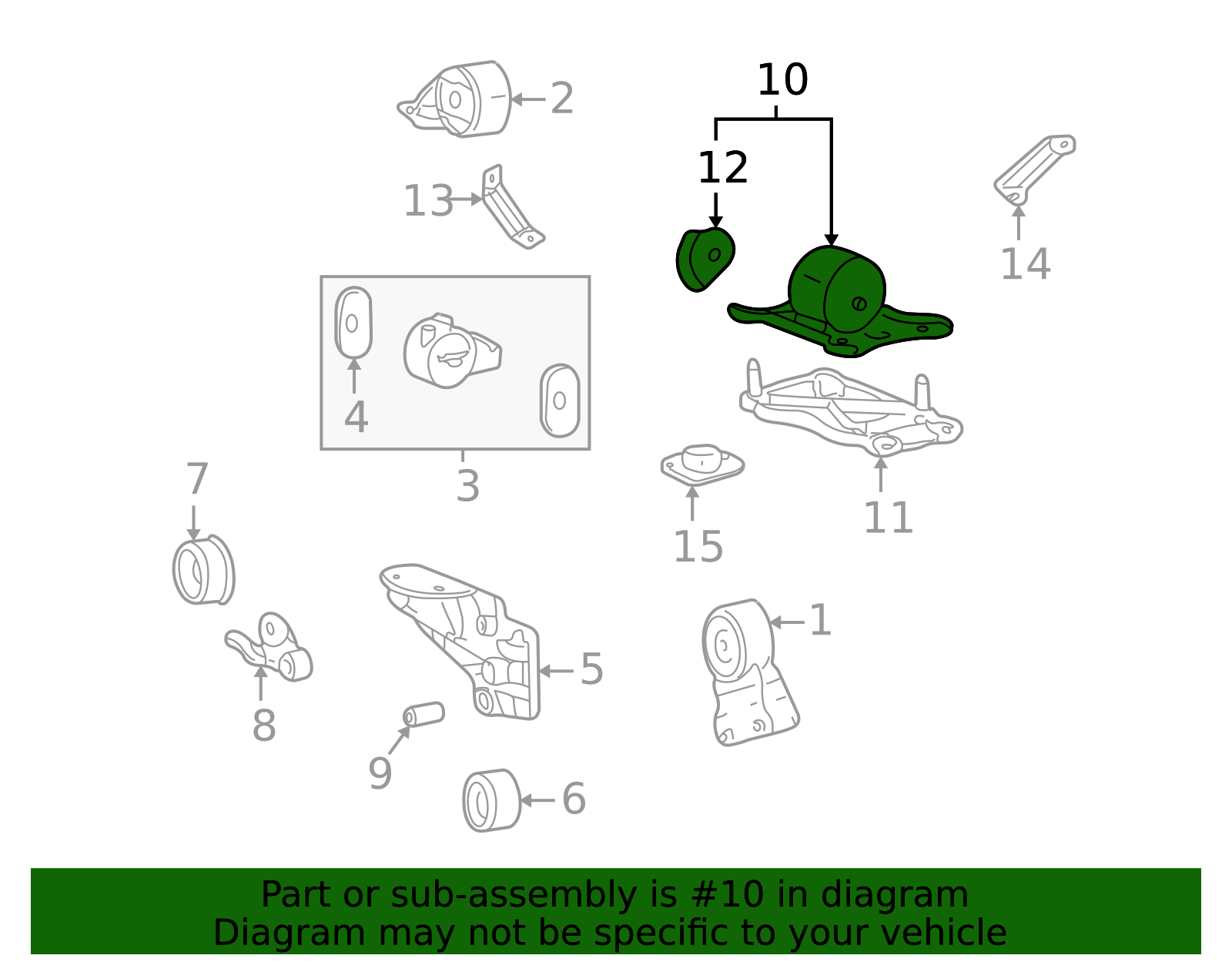 2002-2005 Hyundai Sonata Trans Mount Bracket 21830-38010 | MotorMotor
