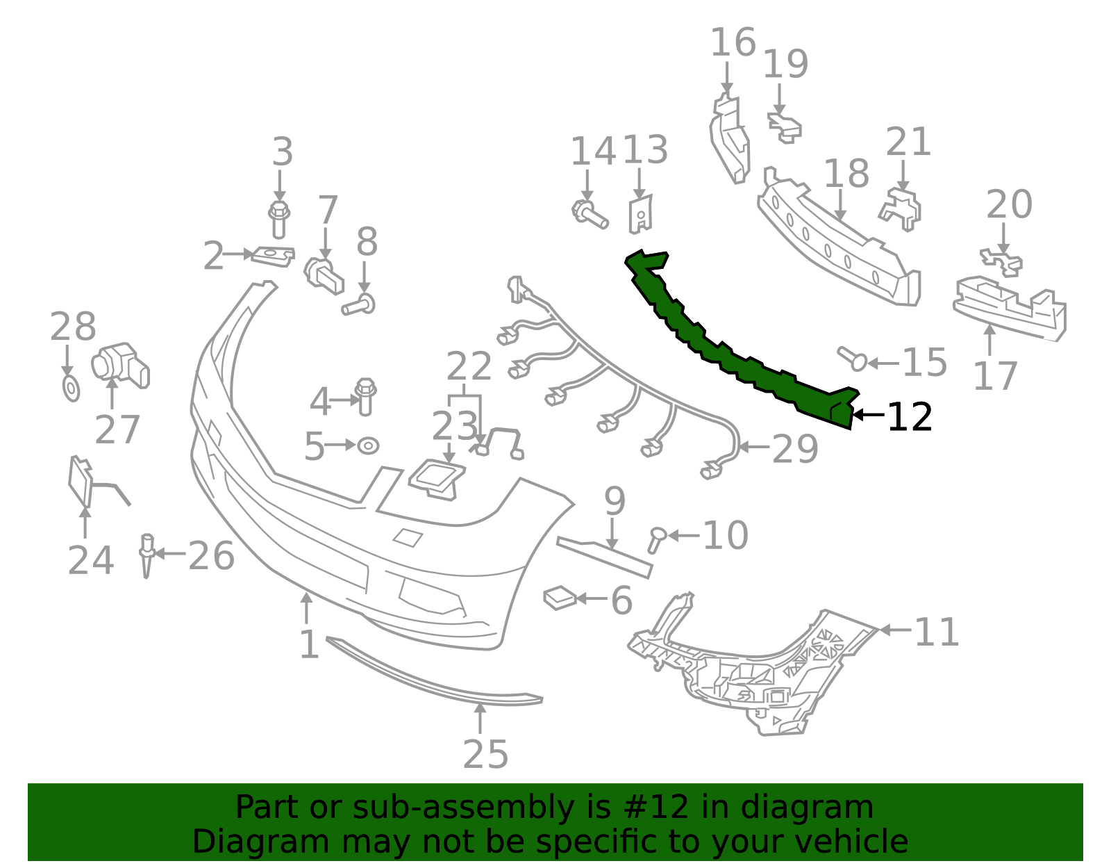Bumper Support Rail - Structural Rear/Front End Stability | AutoNation ...