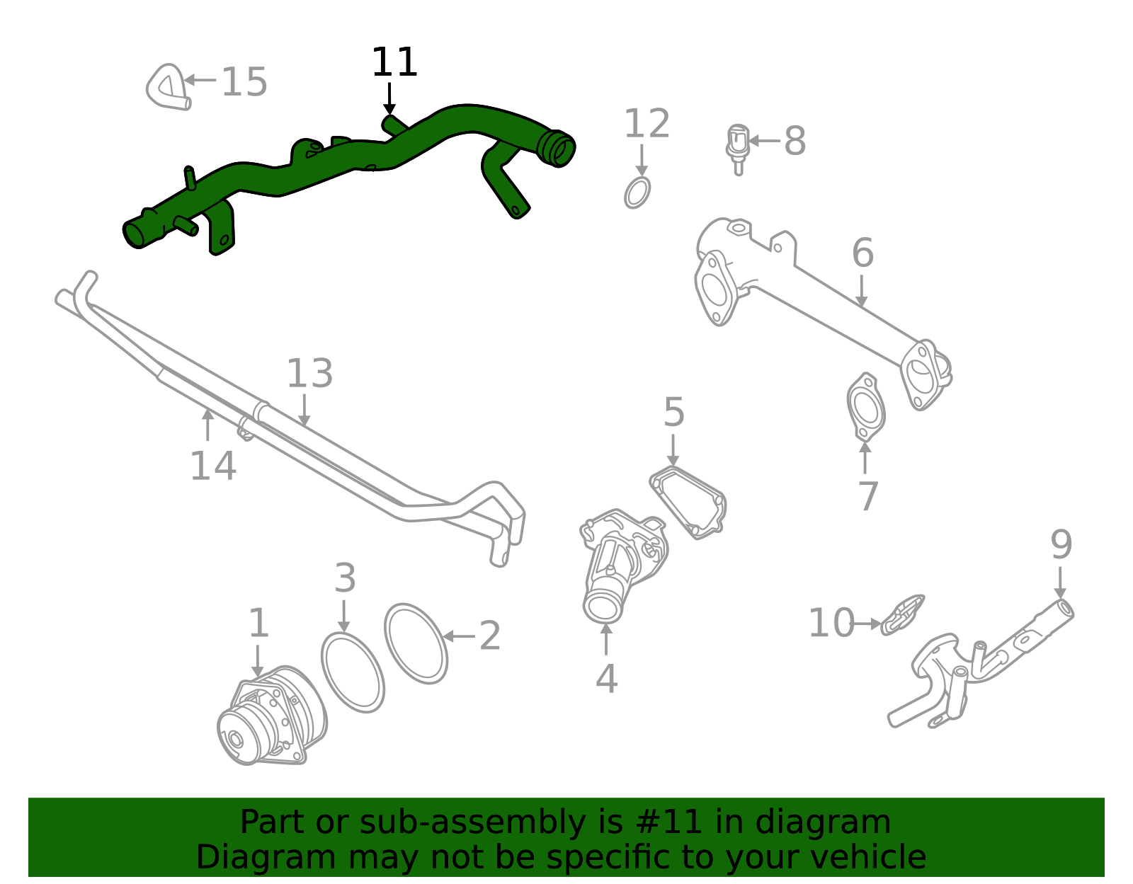 2020-2025 Nissan Frontier Water Pipe 21021-9BU0A | Kline Nissan