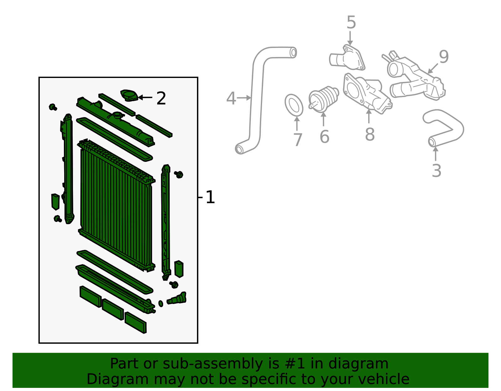 Radiator - OEM Engine Cooling Core for Toyota | AutoNation Parts