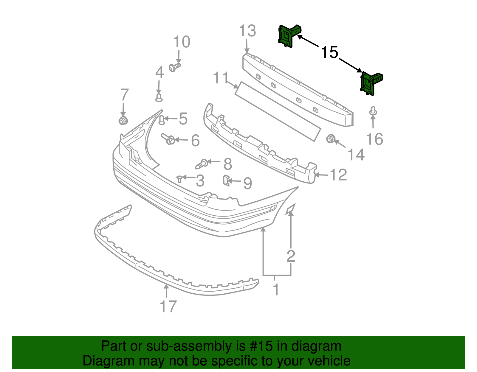 Hyundai - 86642-2D000 - Stay - 2001-2006 Hyundai Elantra | OEM Hyundai ...