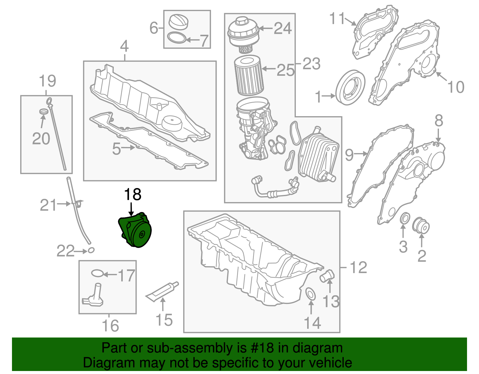 2007-2016 Volvo Oil Pump 30758273 | TascaParts.com