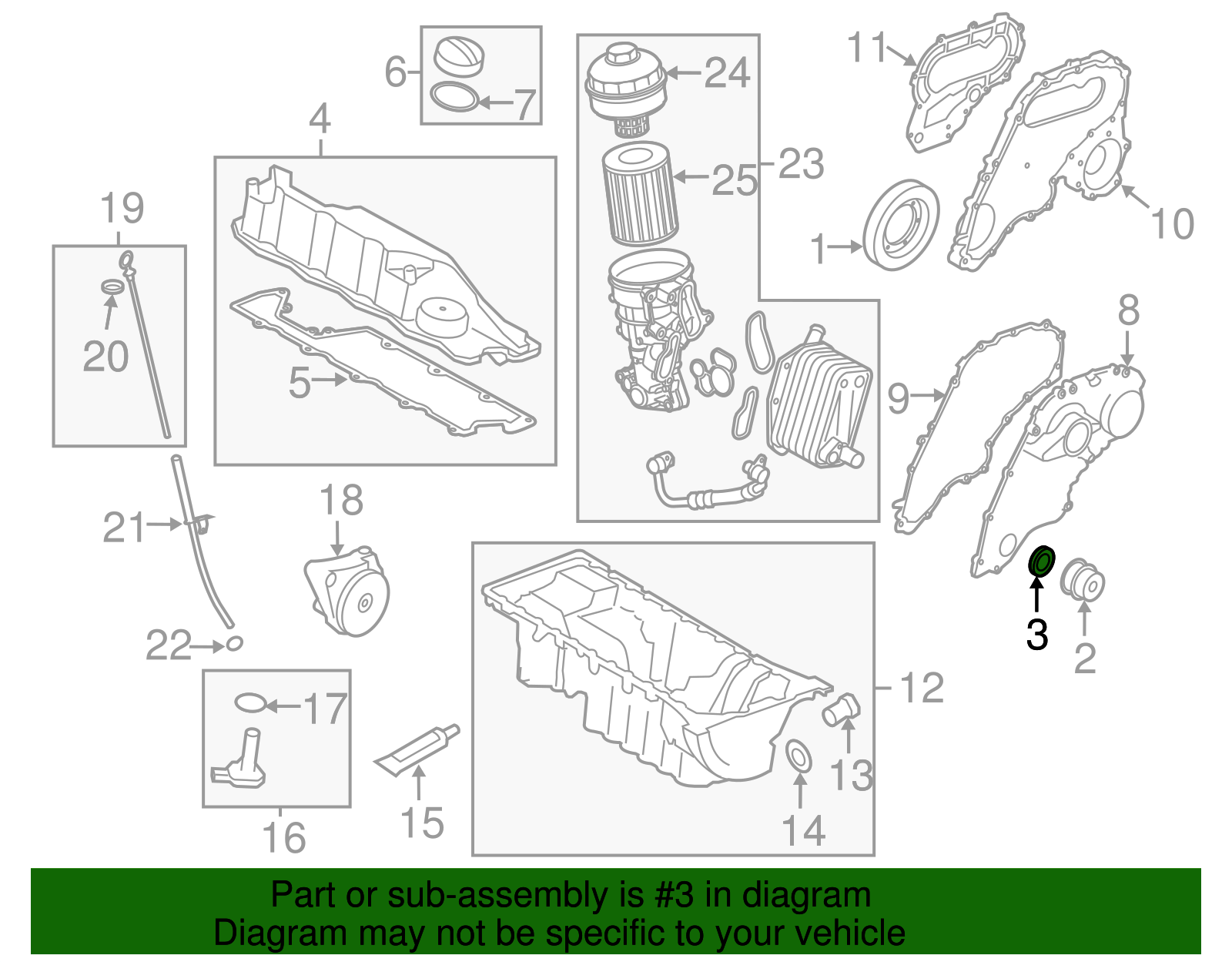 Genuine Crankshaft Seal for 2007-2016 Volvo | Part# 30711317 | Over 30% ...