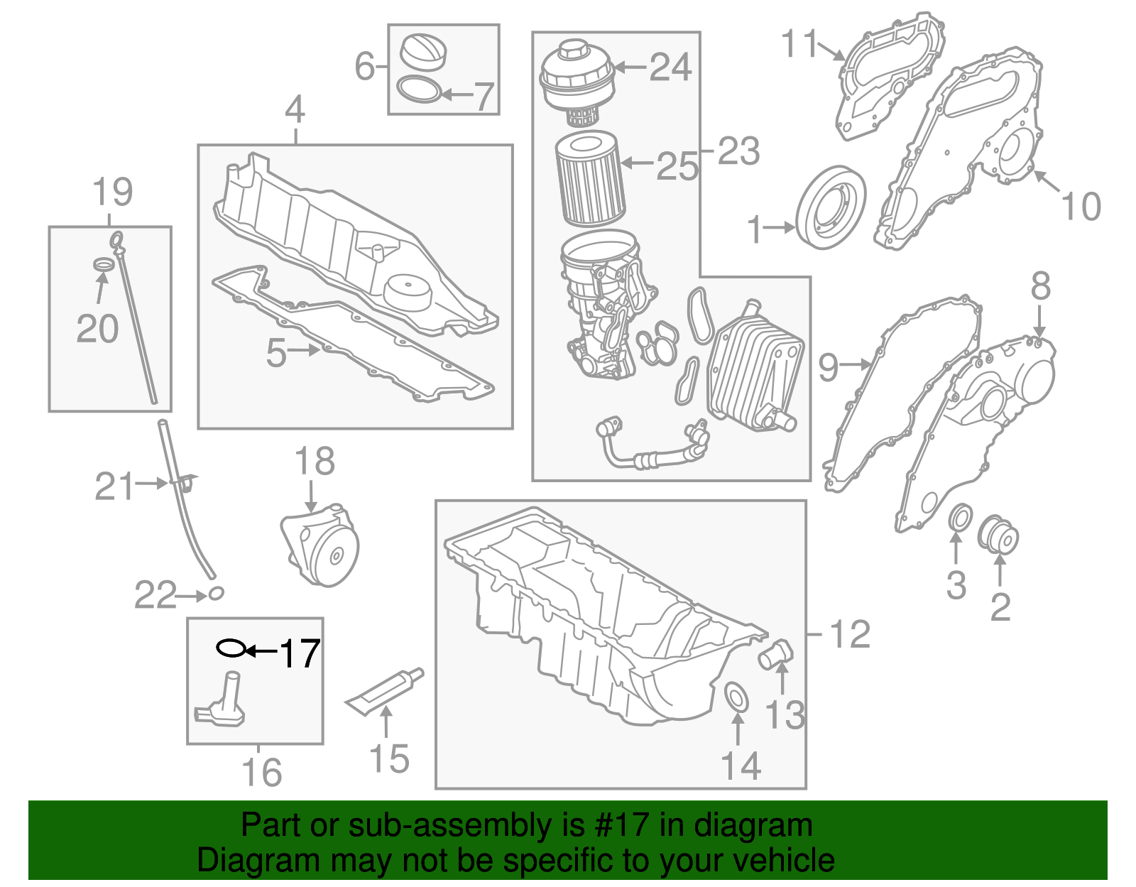 2008-2016 Volvo Oil Level Sensor Seal 31219441 | GetOEMParts.com