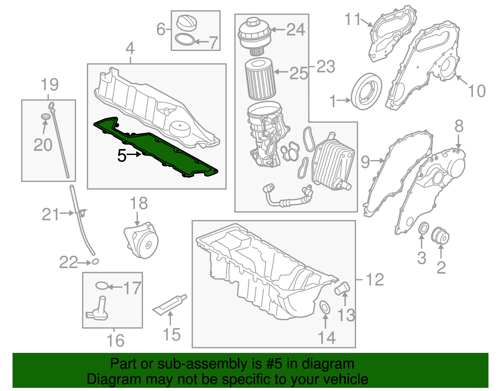 Genuine Cover Gasket for 2008-2016 Volvo | Part# 30757223 | Over 30% ...