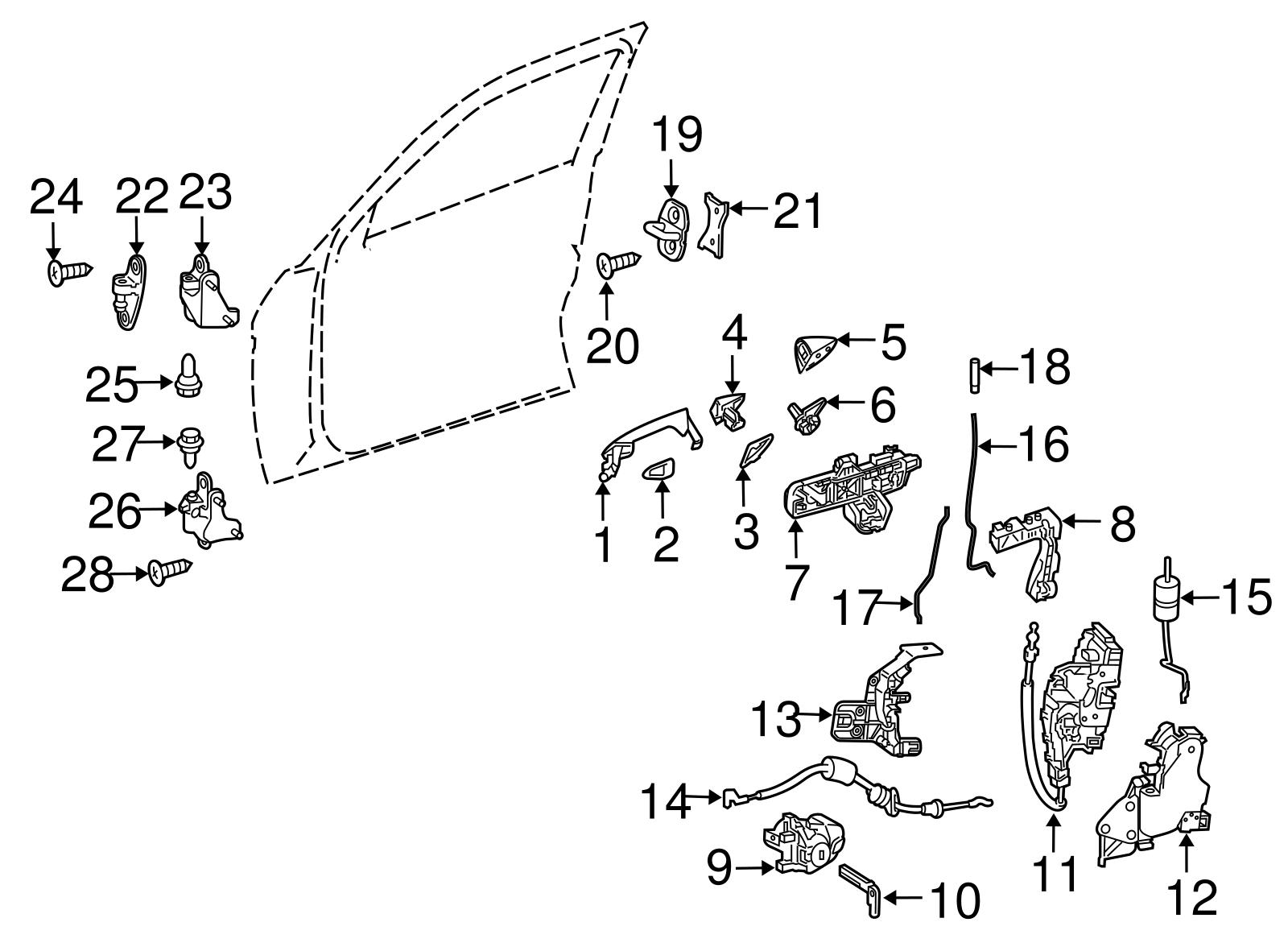 205-720-07-37-39 - Hinge 2016-2023 Mercedes-Benz | Mercedes-Benz USA Parts