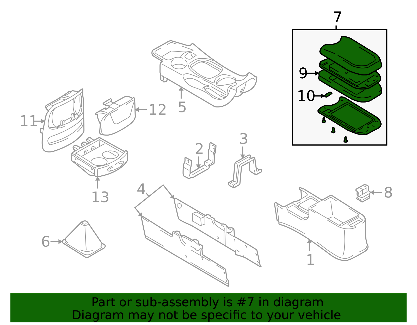 Armrest Assembly 84660-26260-TI | MotorMotor