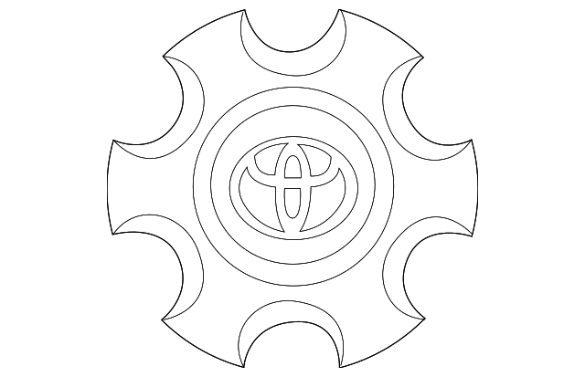 4260B-04070 - 2016-2019 Toyota Tacoma - Wheel Cap | Toyota Parts Delivered