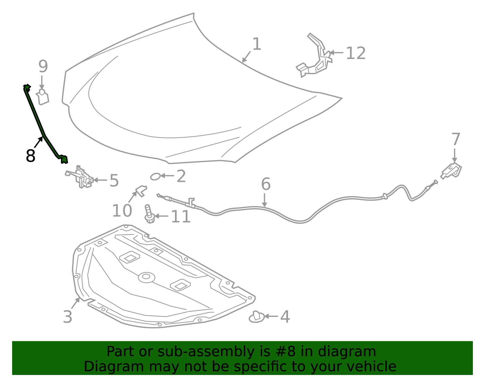 53440-76021 - High-Quality Support Rod for 2019-2025 Lexus | AutoNation ...