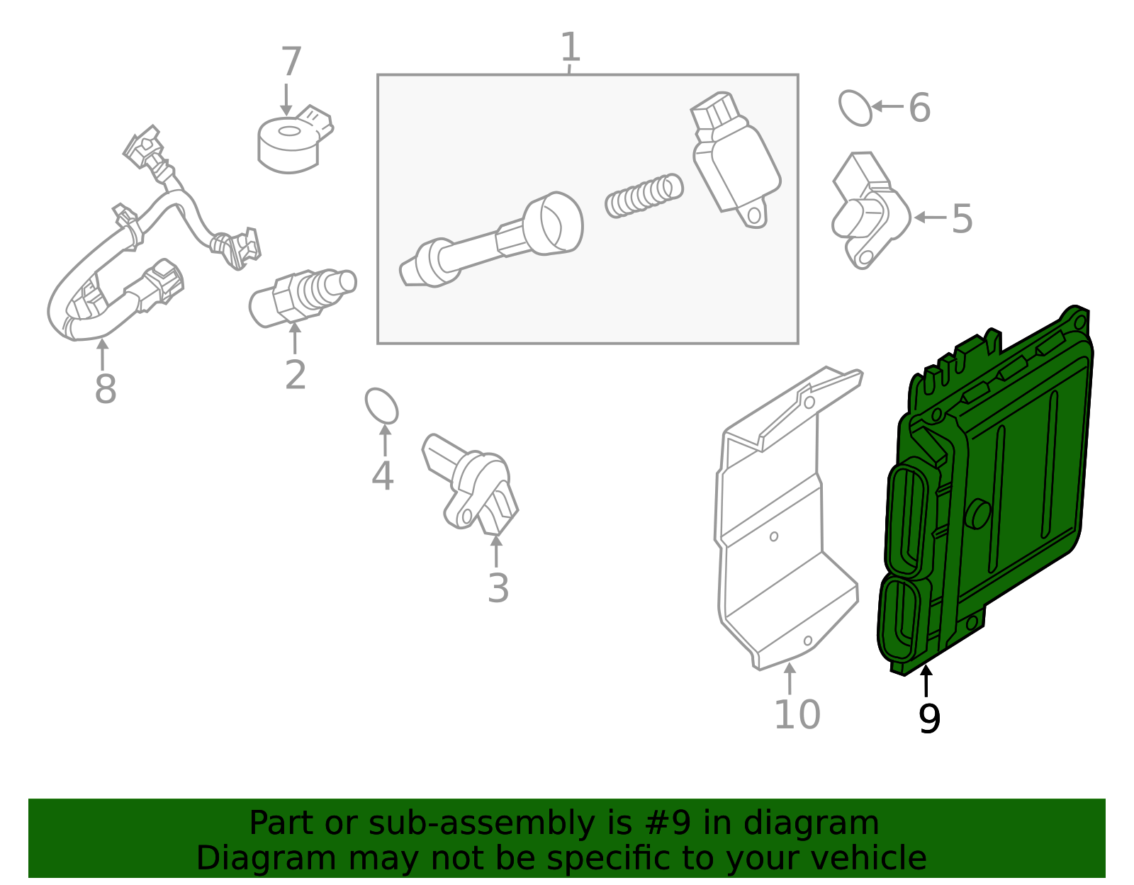 23703-9FM0A - Engine Control Module (ECM) - 2014-2022 Nissan | Nissan ...
