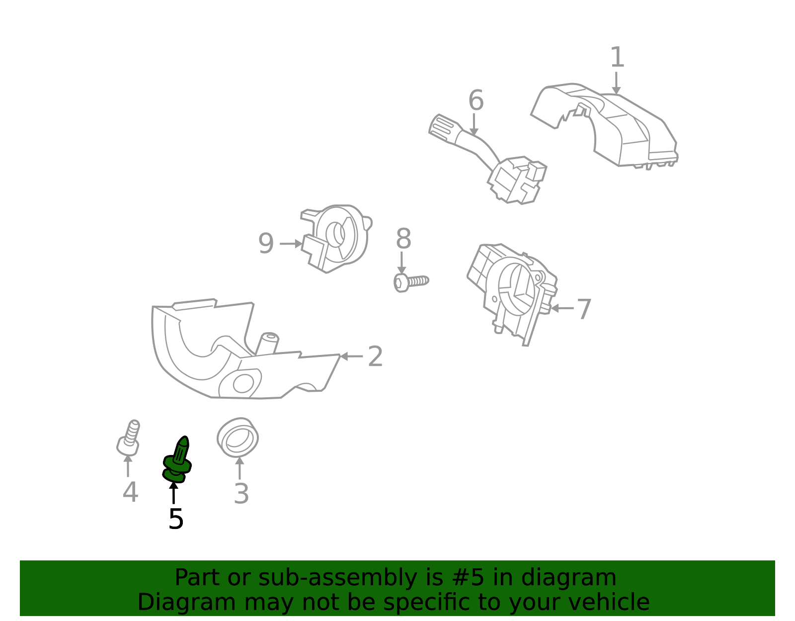 Steering Column Cover Screw -W711656-S424 | TascaParts.com