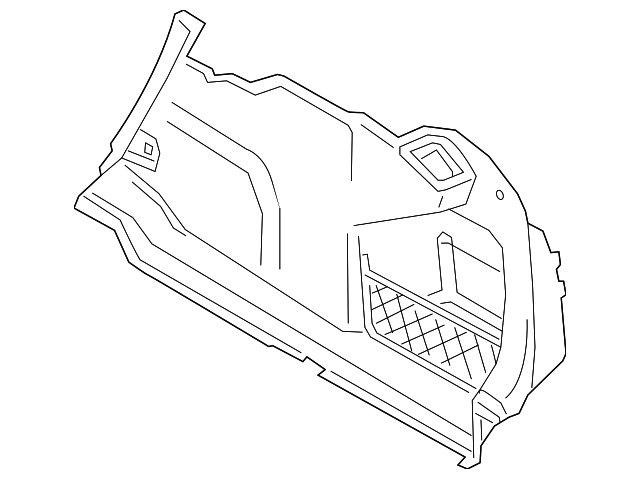 Genuine BMW 51-47-7-438-300 | Trunk Side Trim | FREE Shipping on Most ...
