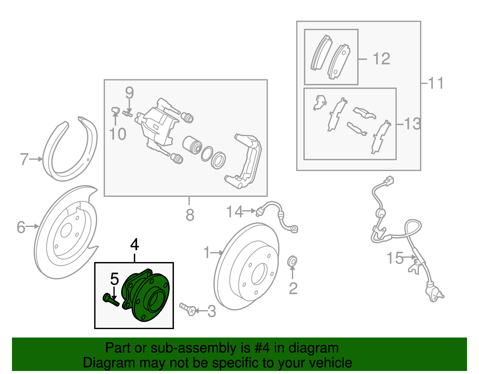 2007-2012 Mazda CX-7 Hub Assembly GS1D-26-15XB | OEM Parts Online