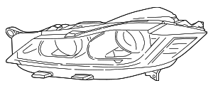 2017-2023 Jaguar F-Pace Headlamp Assembly T2H57020 | OEM Parts Online