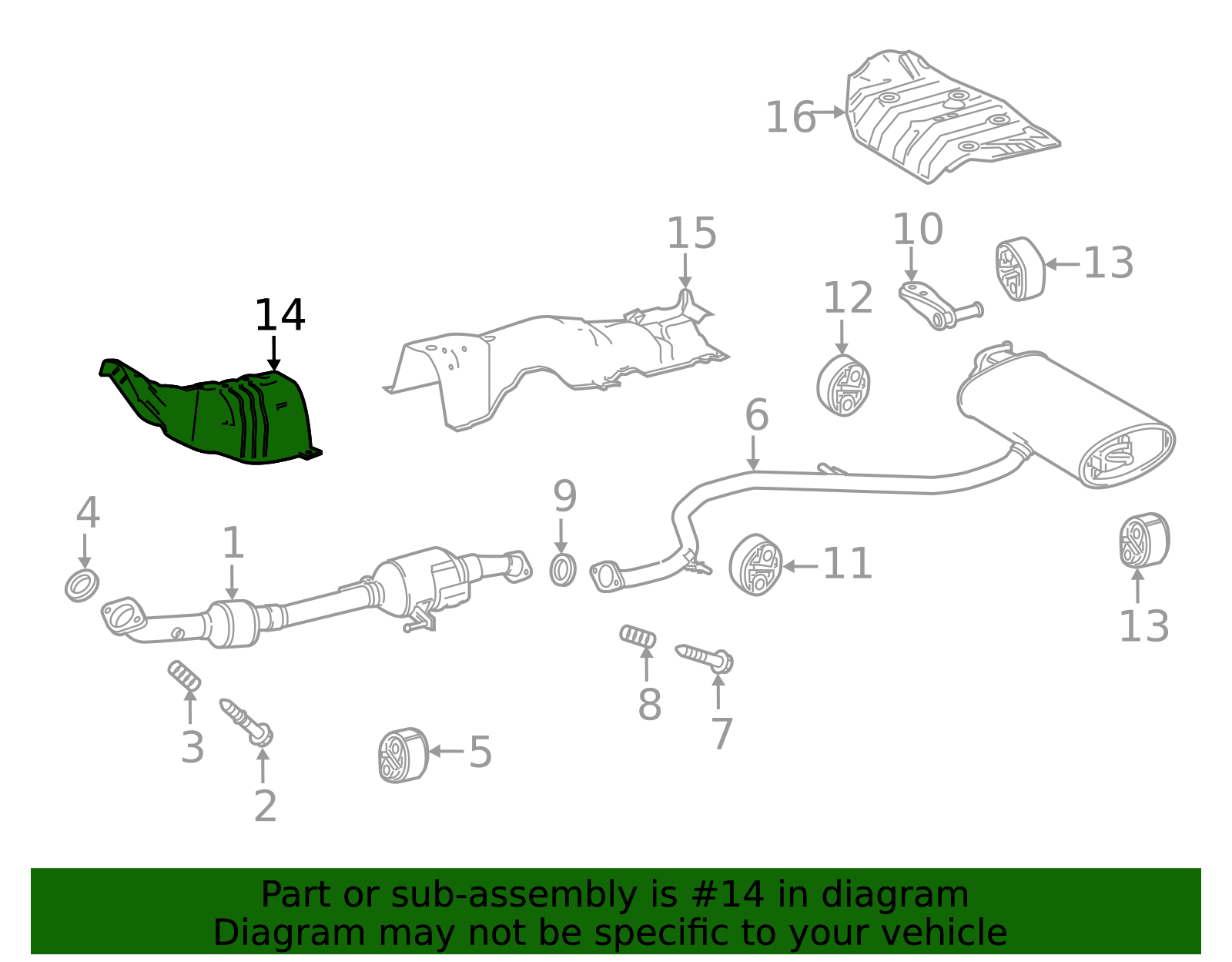 2019-2025 Toyota Corolla 2019-2024 Toyota Corolla - Heat Shield 58151 ...