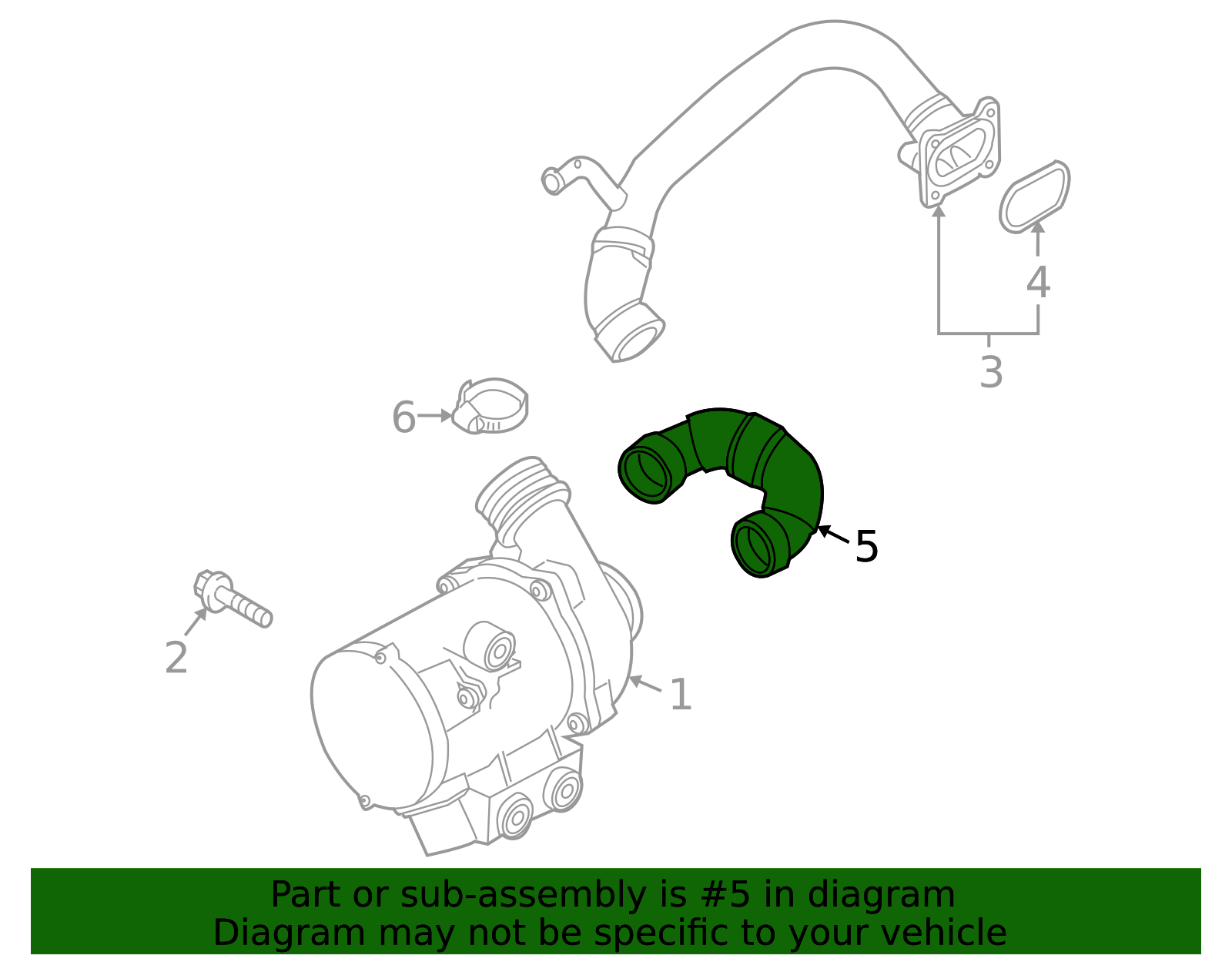 11-53-7-545-665 - Engine Coolant Hose - 2007-2016 BMW | Buy BMW Parts Now