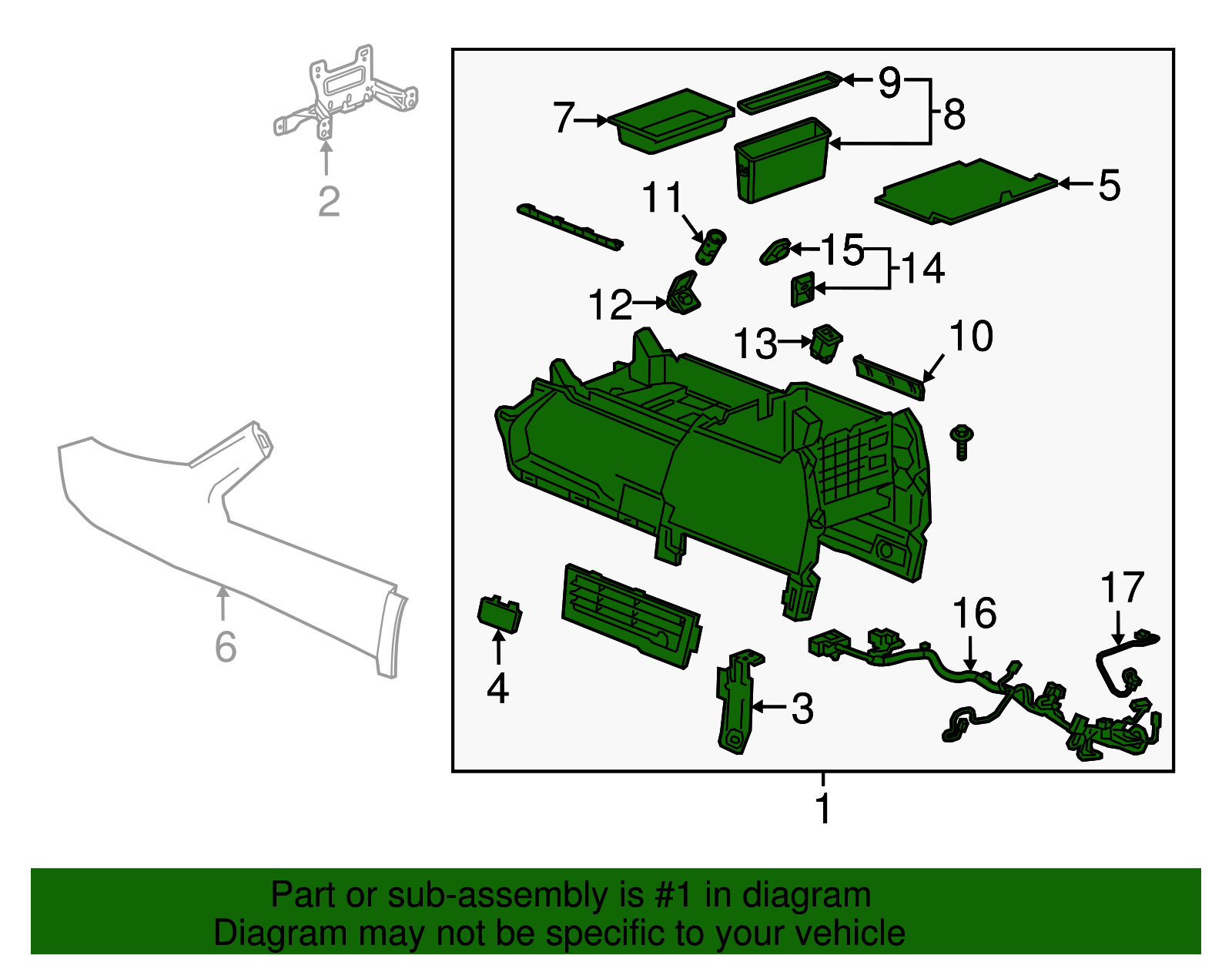 2018 GM Console Assembly 84288062 | GM Parts Center