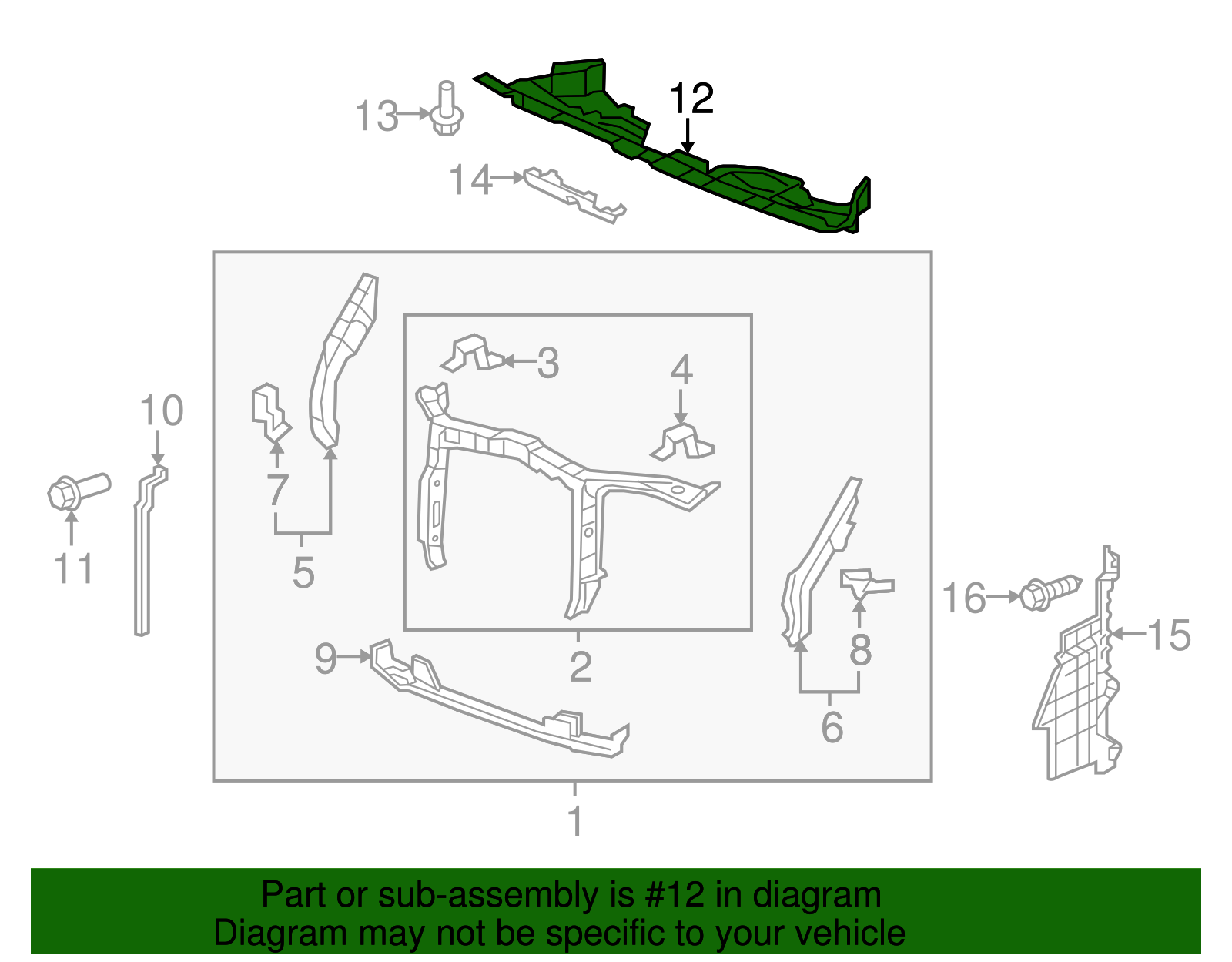 74111-SZA-A50 - Splash Shield 2012-2015 Honda Pilot | Honda Parts Online