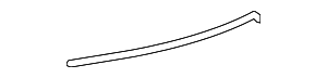 75554-0E070 - Drip Molding - 2020-2025 Toyota Highlander | OEM Genuine ...