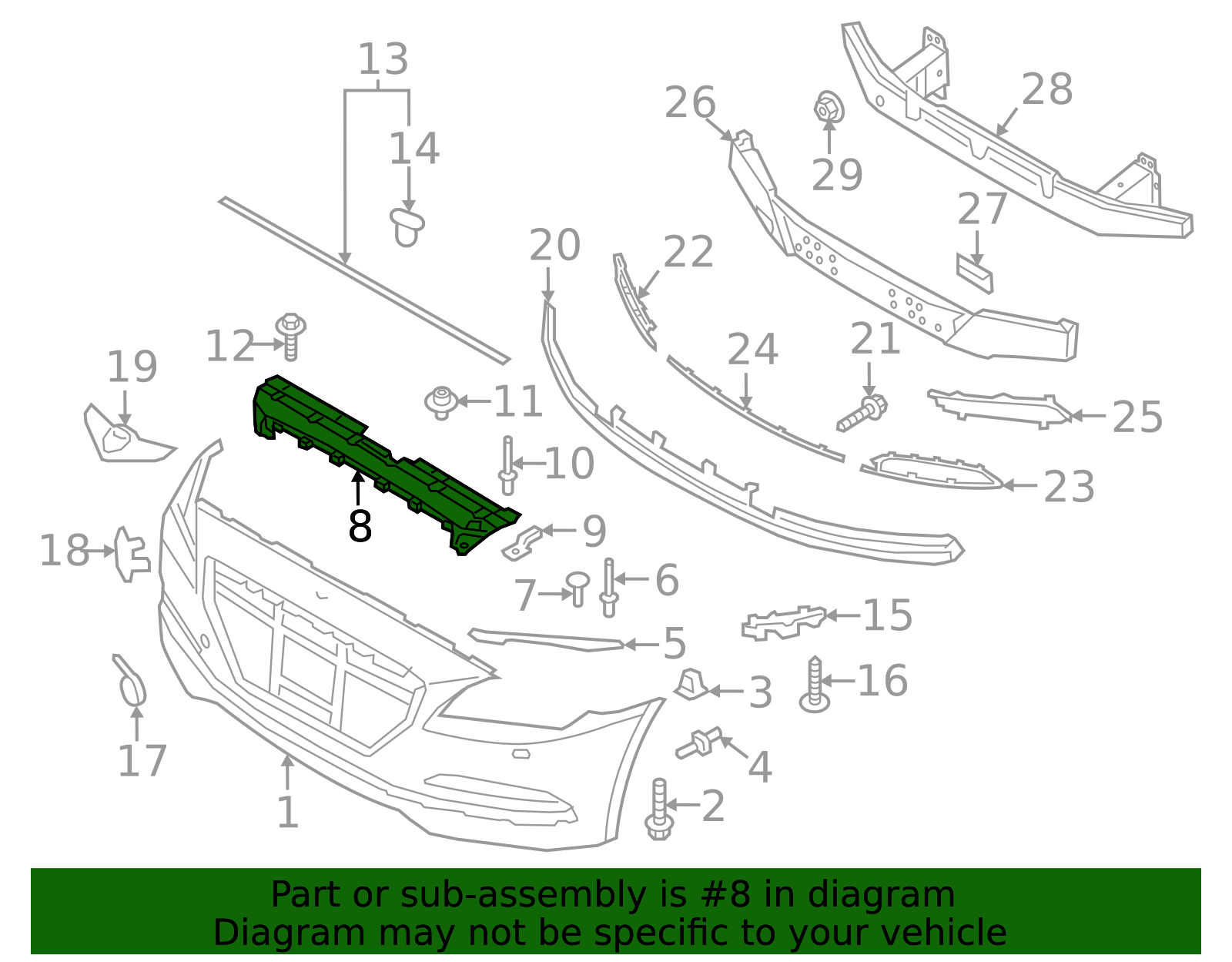 Genuine Upper Support for 2018-2020 Genesis G80 | Part# 86550-B1500 ...