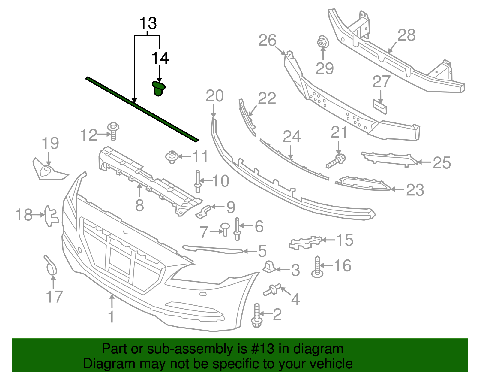 2015-2020 Hyundai Seal Strip 86357-B1000 | OEM Parts Online