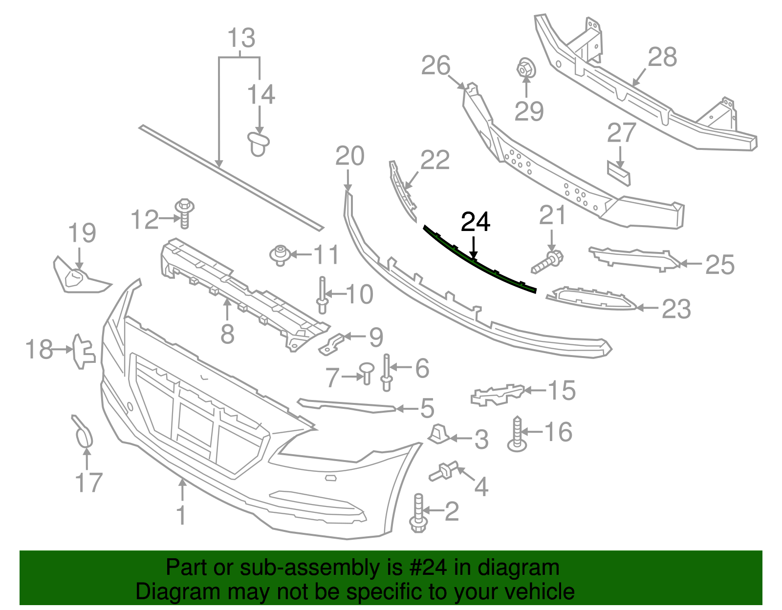 2015-2017 Hyundai Trim Molding 86565-B1000-PCR | OEM Parts Online