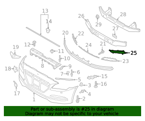 86524-B1500 - High-Quality Fog Light Trim for 2018-2020 Genesis G80 ...