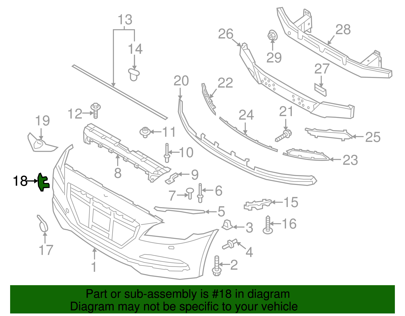 2018-2020 Genesis G80 Lmp Washer Cover 98680-B1500 | World OEM Parts ...