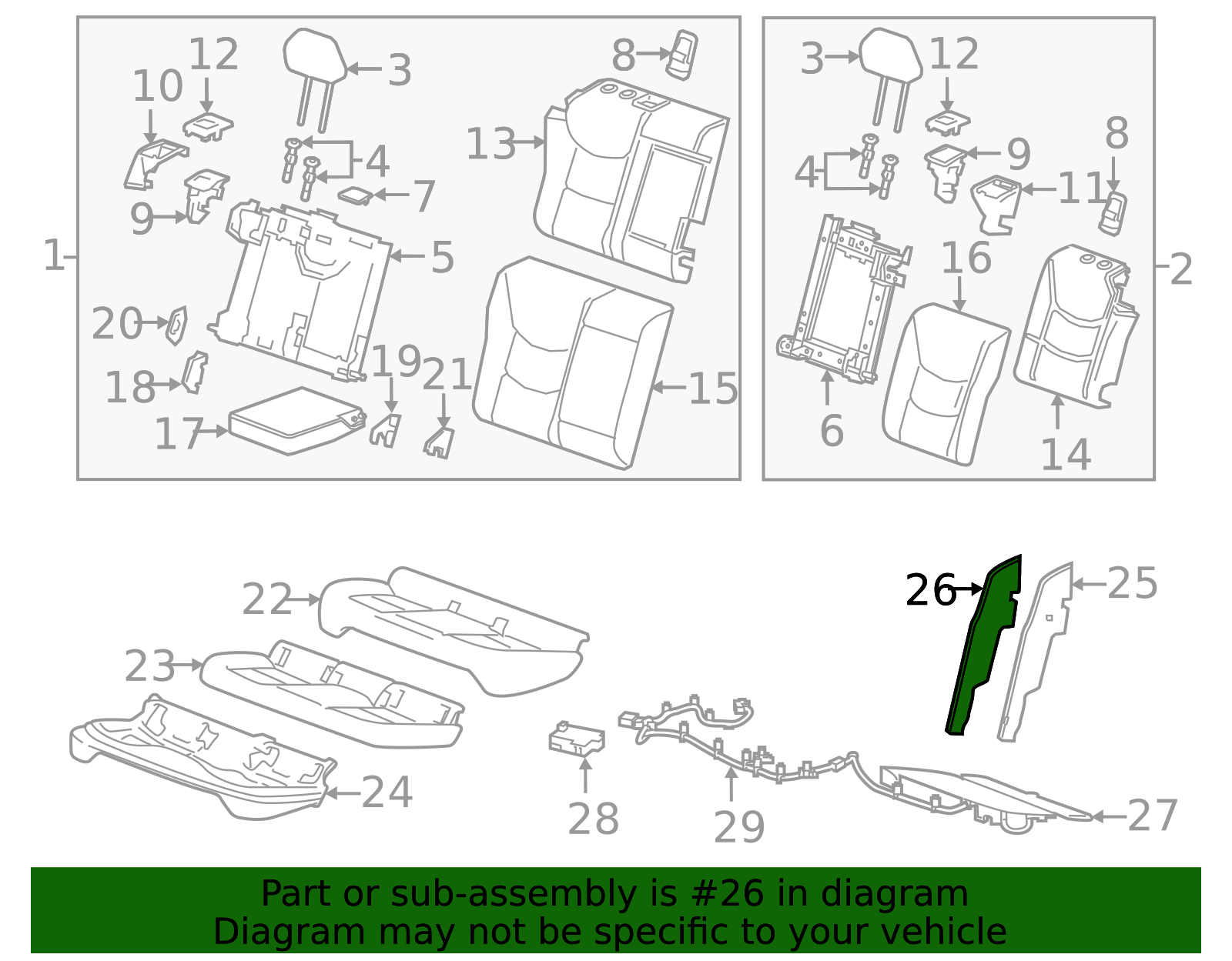 42754950 - 2017-2021 Chevrolet Bolt EV - Dark Galvanized Cool Rear ...