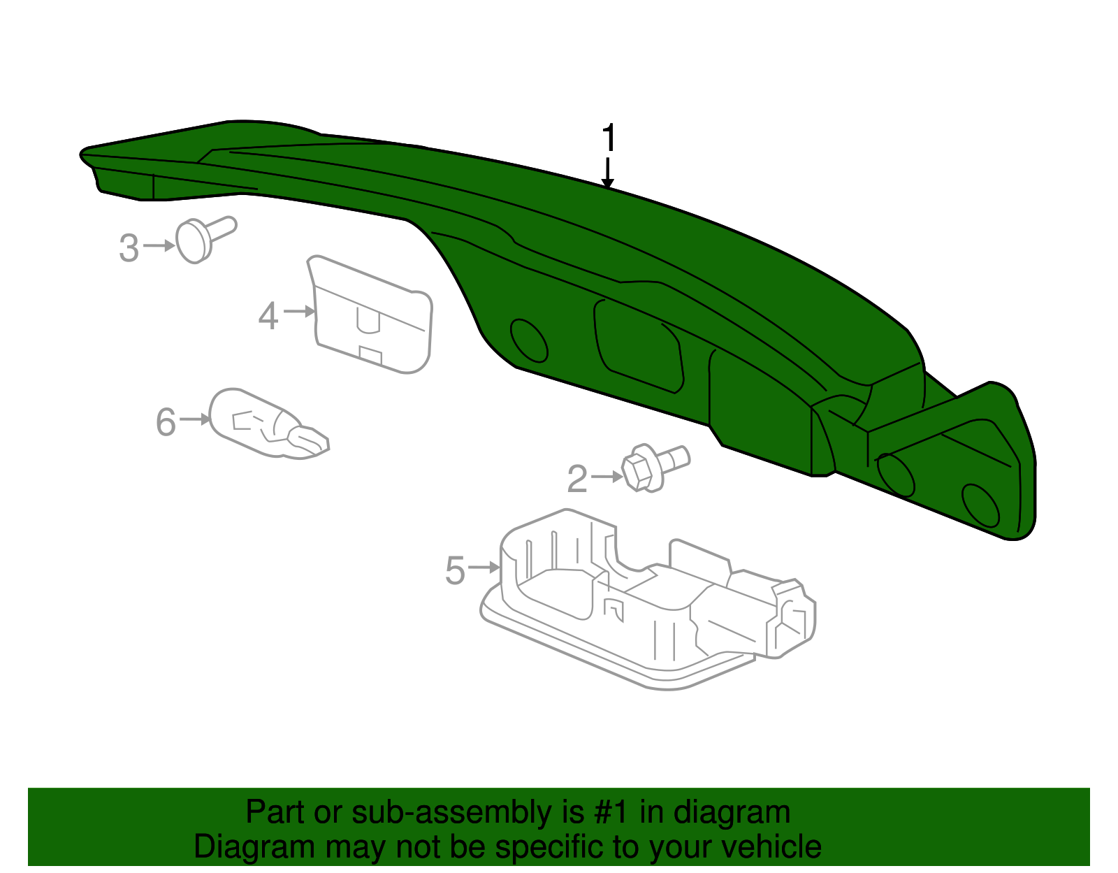 84630-TA0-A00ZA - 2008-2012 Honda Accord - Lining Trunk Lid *NH85L ...