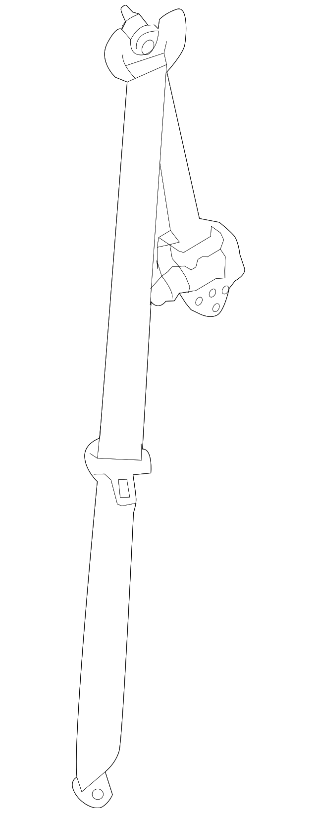 2014-2019 Toyota Highlander Lap & Shoulder Belt 73360-0E070-A0 | Toyota ...