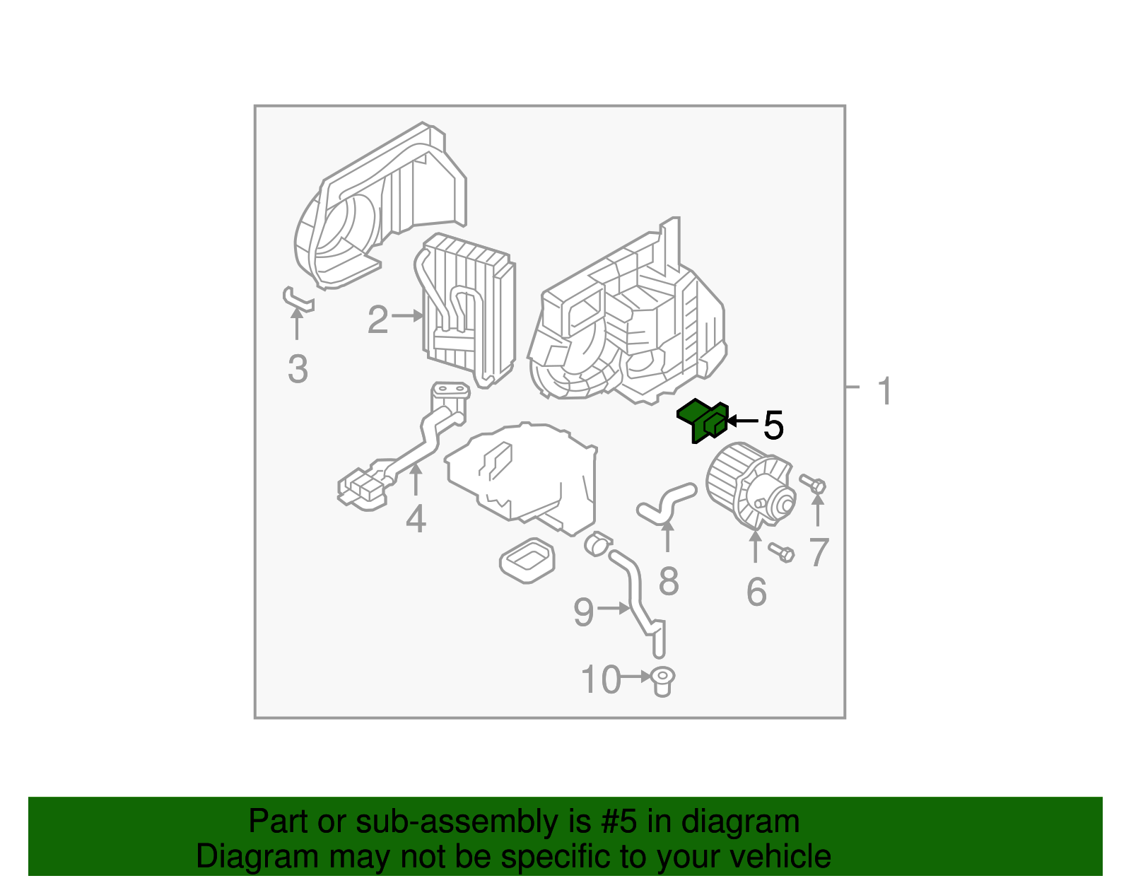 Hyundai - 97907-2B100 - Resistor - 2007-2009 Hyundai Santa Fe | OEM ...