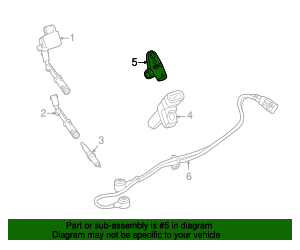 Genuine OEM Engine Camshaft Position Sensor | 276-905-10-00 | Fits ...