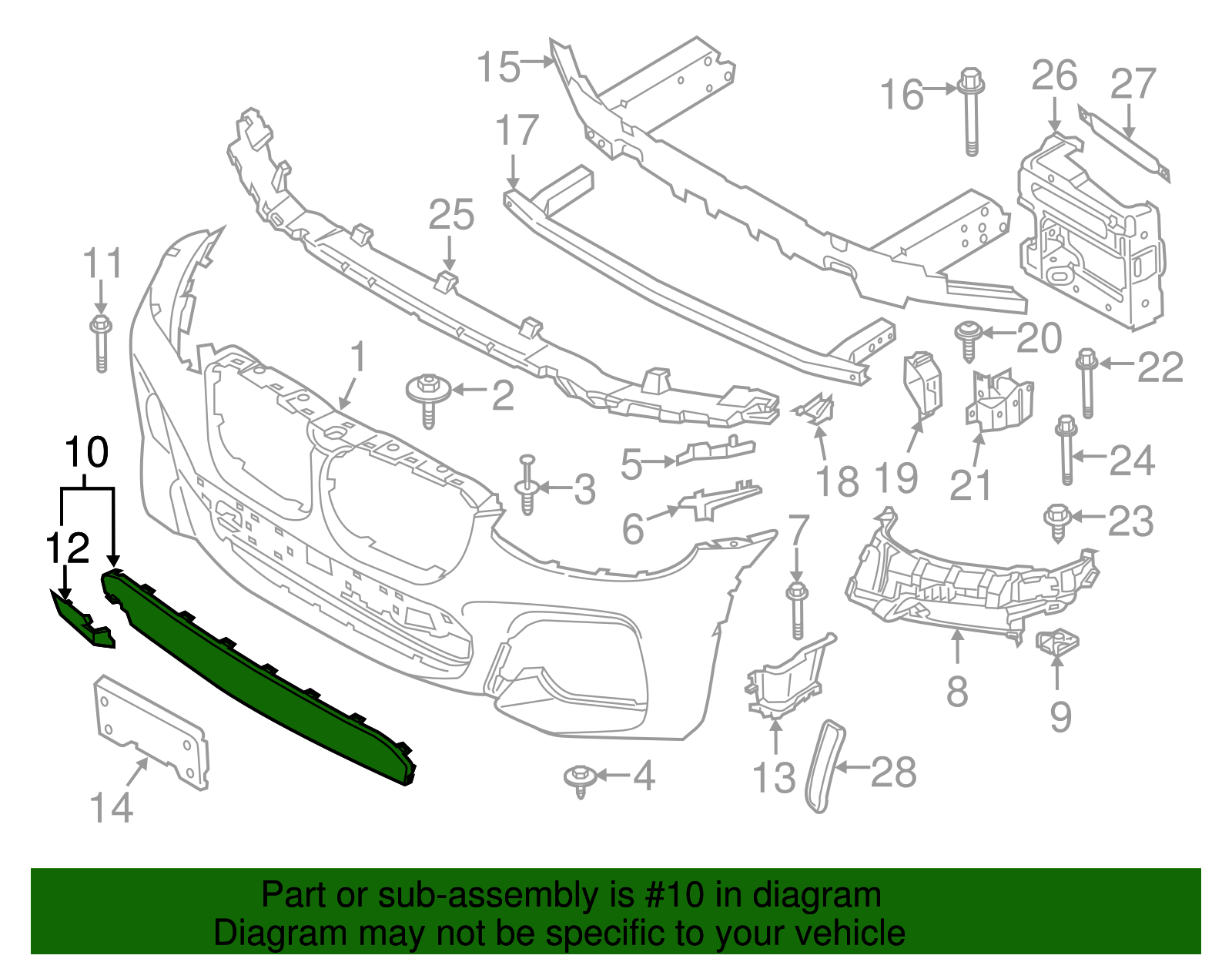 51118092755 - 2018-2021 BMW Lower Trim Panel (51-11-8-092-755) | BMW of ...