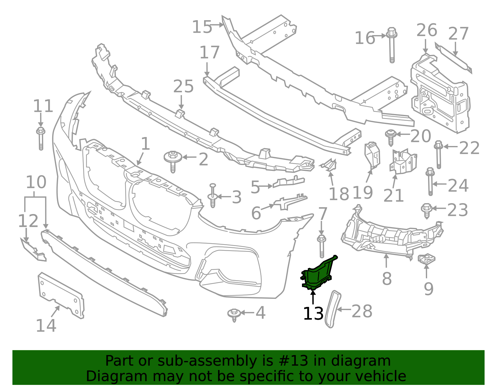 51118065149 - 2018-2021 BMW Duct (51-11-8-065-149) | BMW of South ...