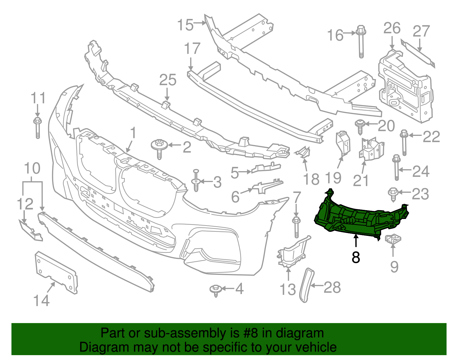 51118064595 - 2018-2021 BMW Mount Bracket (51-11-8-064-595) | BMW of ...
