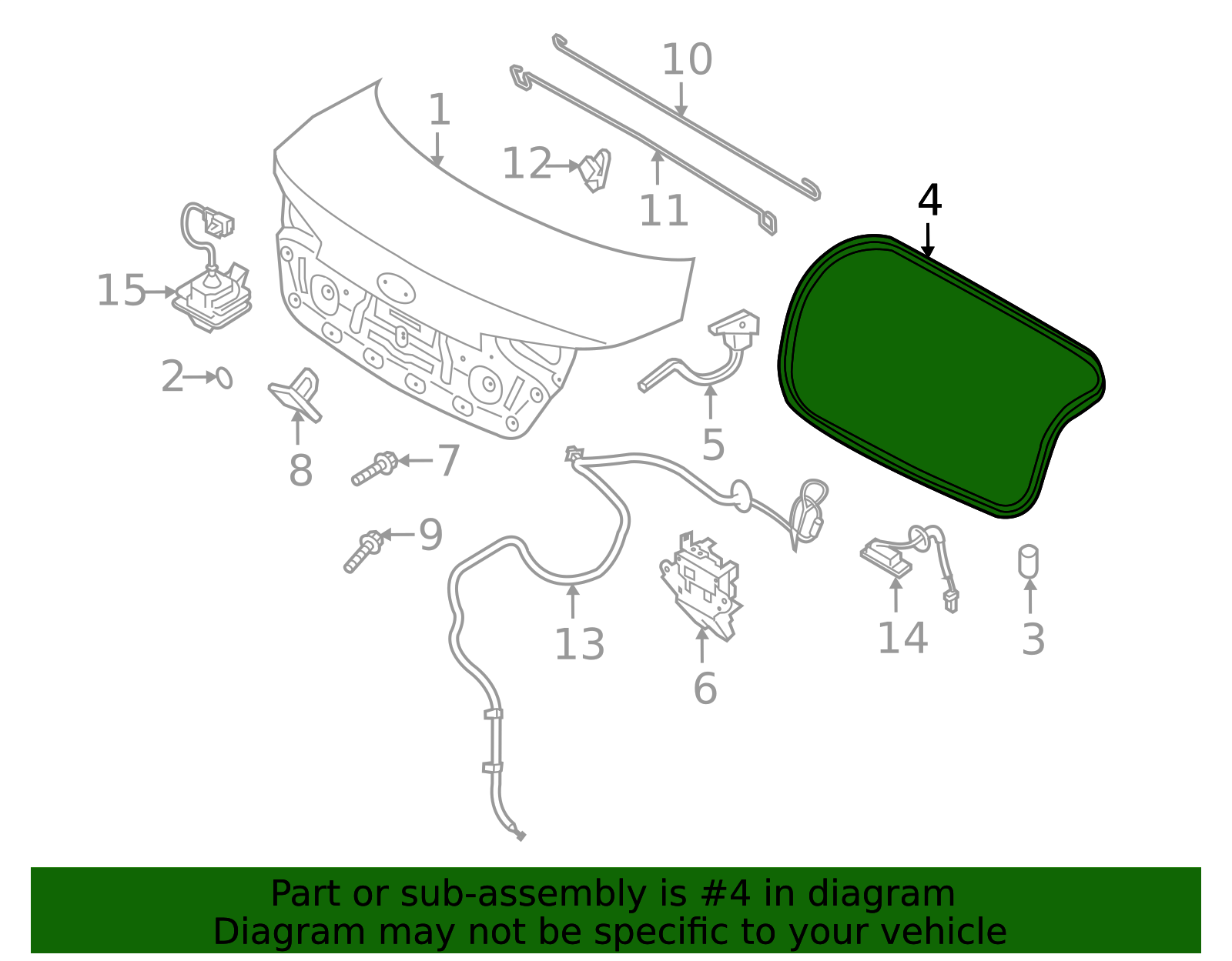 87321-2T000 - Weatherstrip 2011-2013 Kia Optima | Kia.Parts Store