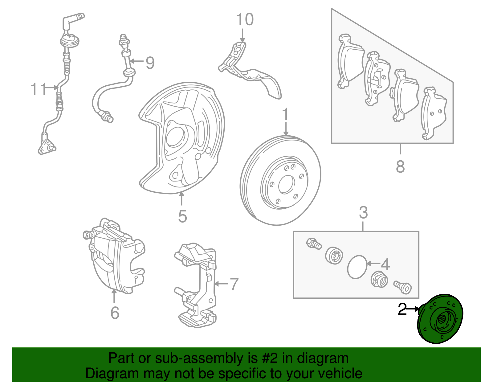 Genuine OEM Wheel Bearing And Hub Assembly | 210-330-03-25 | Fits ...