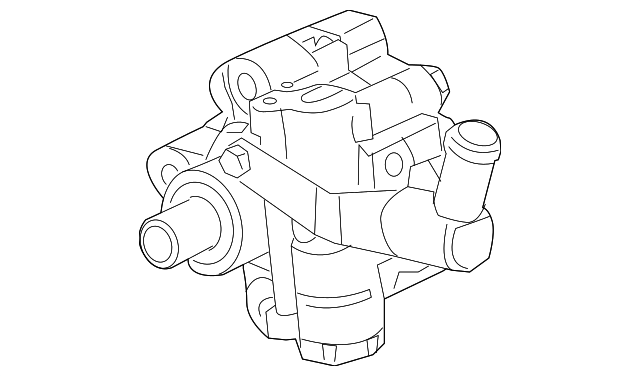 2004 2007 Cadillac Cts Power Steering Pump 21997867 Shop Matick Buick Gmc