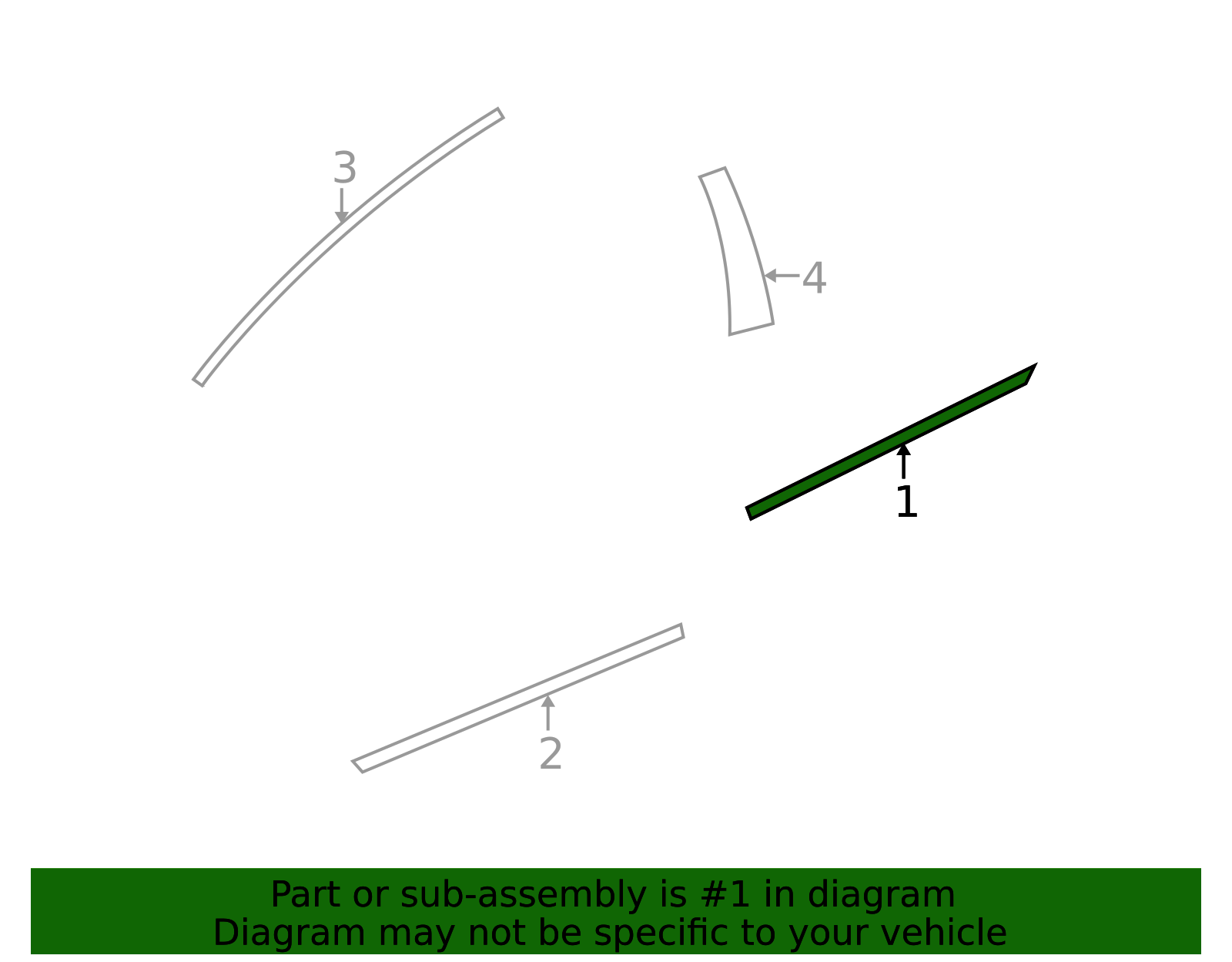 80820-1AA0A - High-Quality Door Belt Molding for 2009-2014 Nissan ...