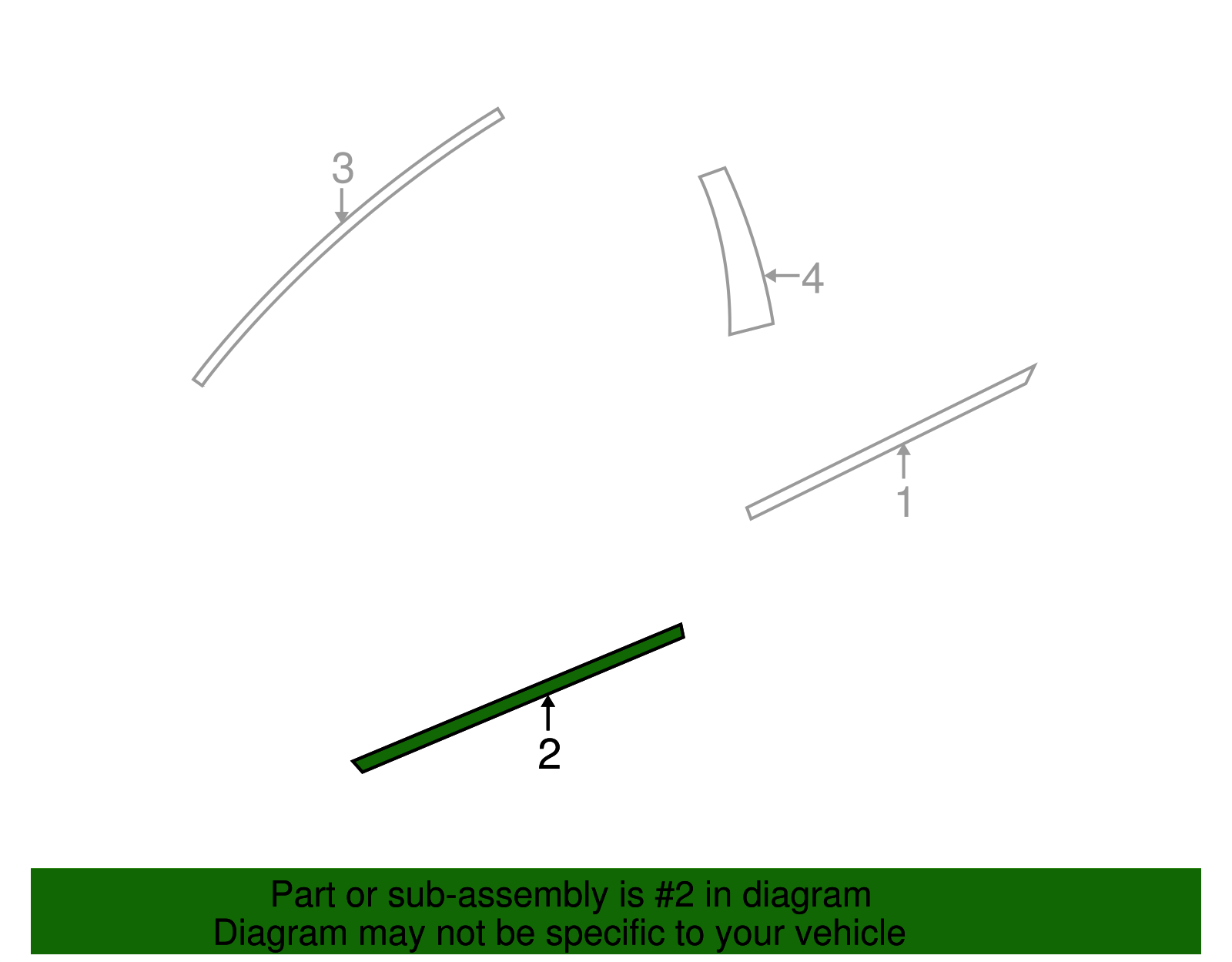 2009-2014 Nissan Murano Lower Molding 80871-1AA2B | TascaParts.com