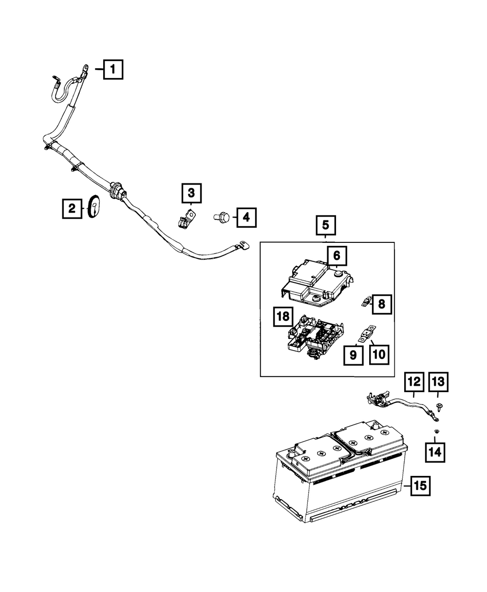2014-2025 Ram Fuse Box 68283344AB | Mopar eStore