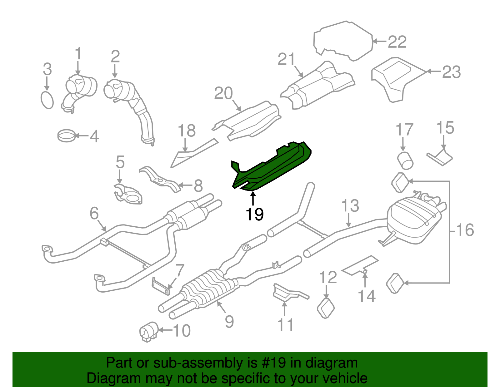 51487185202 - 2009-2015 BMW Heat Shield (51-48-7-185-202) | BMW of ...