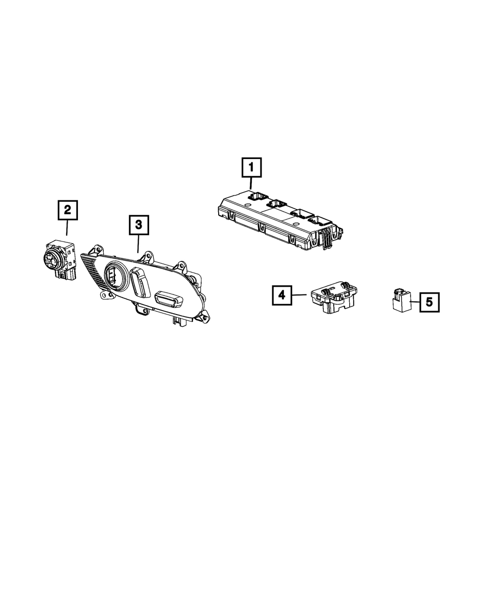 2024-2025 Mopar Lumbar Control Switch 68622055AA | My Mopar Parts