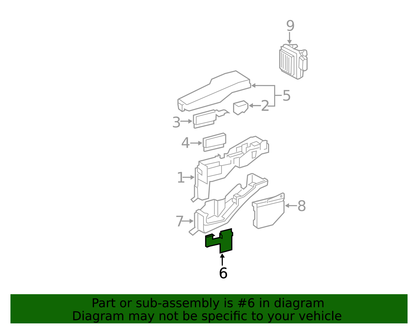 2008-2010 Toyota Avalon Upper Cover 82662-07061 | MotorMotor