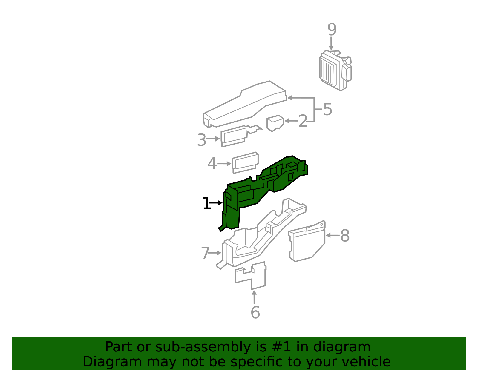 Toyota Fuse Box Assembly - OEM Circuit Hub - Part #8274107031 ...