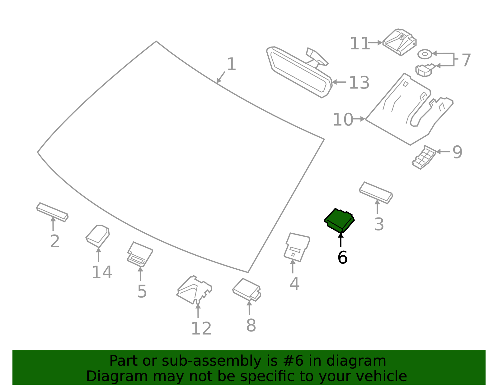 97257-H9000 - High-Quality Rain Sensor for 2018-2025 Hyundai ...