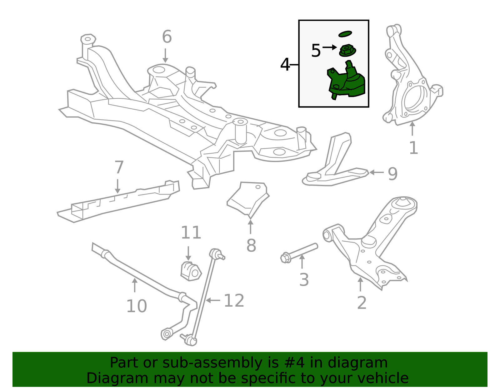 43330-49215 - Suspension Ball Joint (Left, Right, Front, Lower) 2006 ...